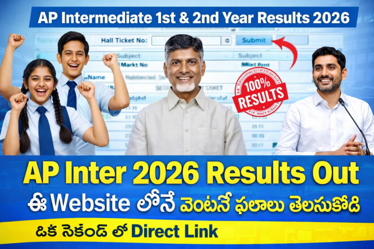 AP Inter Results 2026 Released | Andhra Pradesh Intermediate Results ...